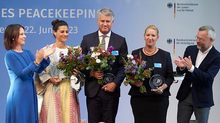 Award for German peacekeepers - Federal Foreign Office
